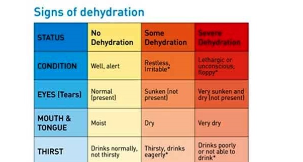 Signs Of Dehydration Chart NCLEX Quiz Signs Of Dehydration Chart NCLEX Quiz