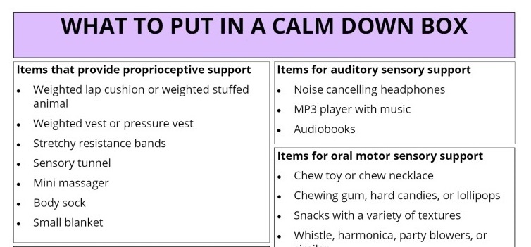 40+ Things To Put In A Calm Down Kit For Kids - NCLEX Quiz