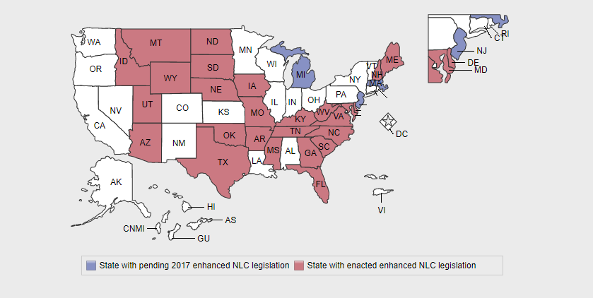 The eNLC Will Be Implemented on January 19, 2018 - NCLEX Quiz